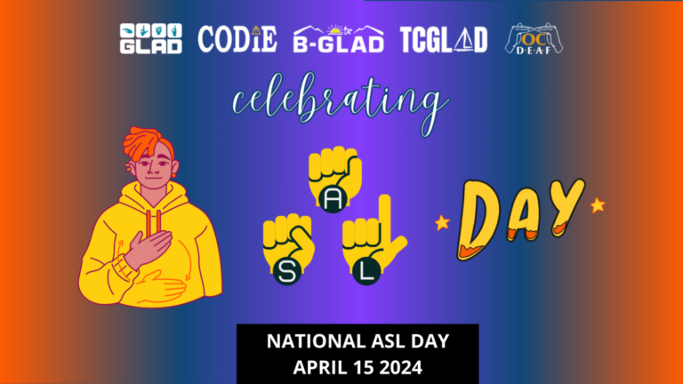 National ASL Day | April 15 2024 - GLAD