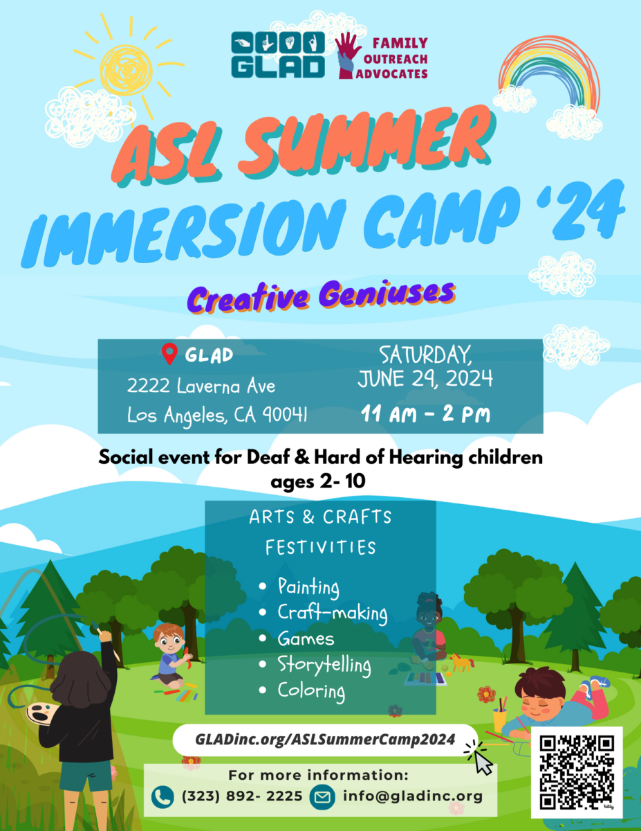ASL Summer Immersion Camp June 29, 2024 - Greater Los Angeles Agency on ...